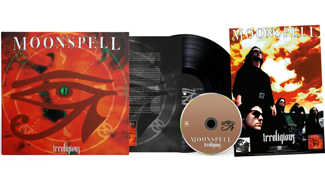 MOONSPELL To Release 20th Anniversary Vinyl Edition Of The classic 'Irreligious' Album In October
