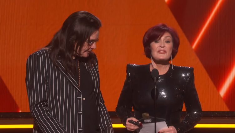 OZZY OSBOURNE Presents Best Rap / Sung Performance Award At 2020 ...