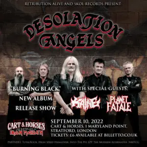 DESOLATION ANGELS Are 'Burning Black'